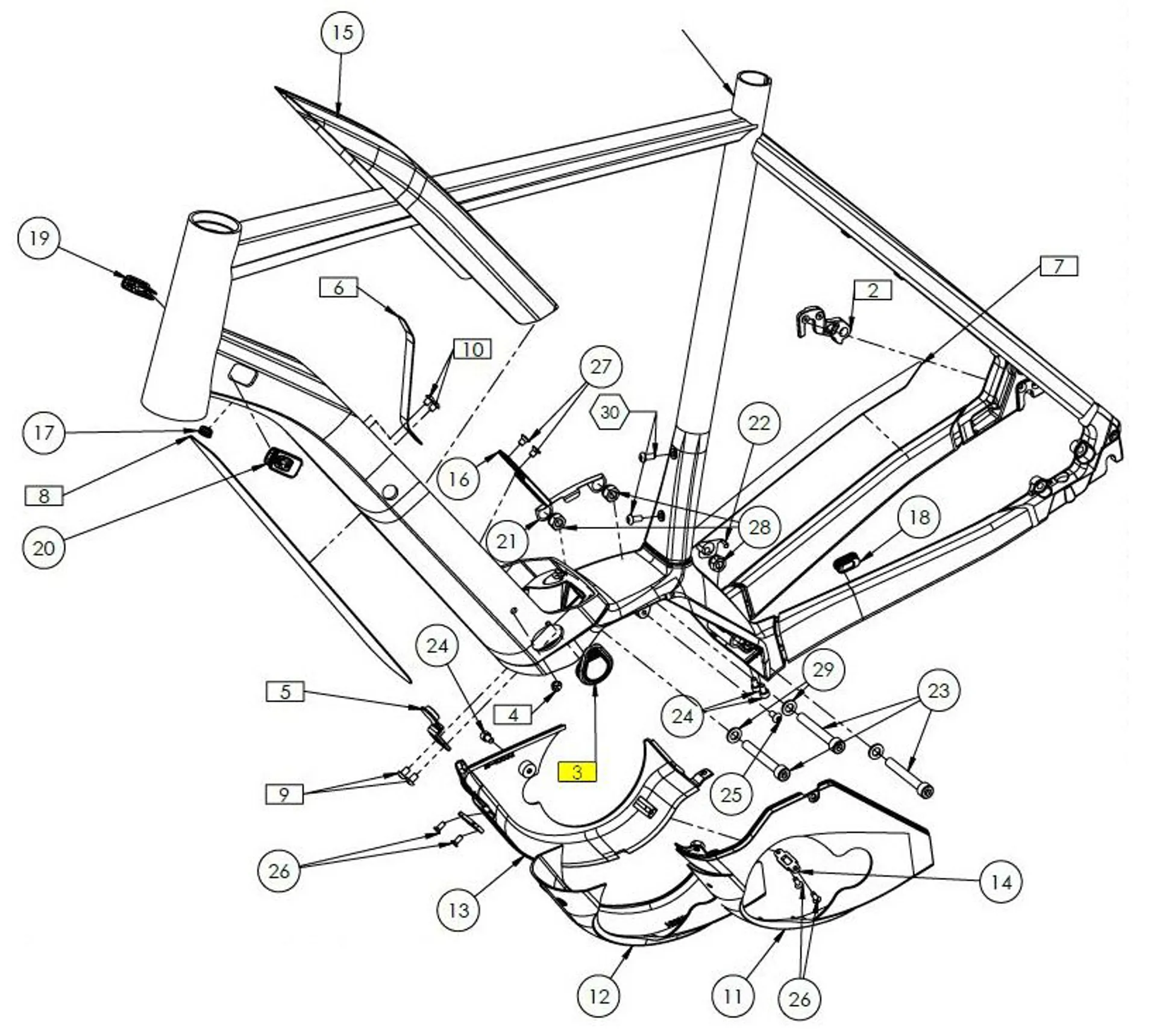 Cube Frame Plug for Bosch Charger Hole